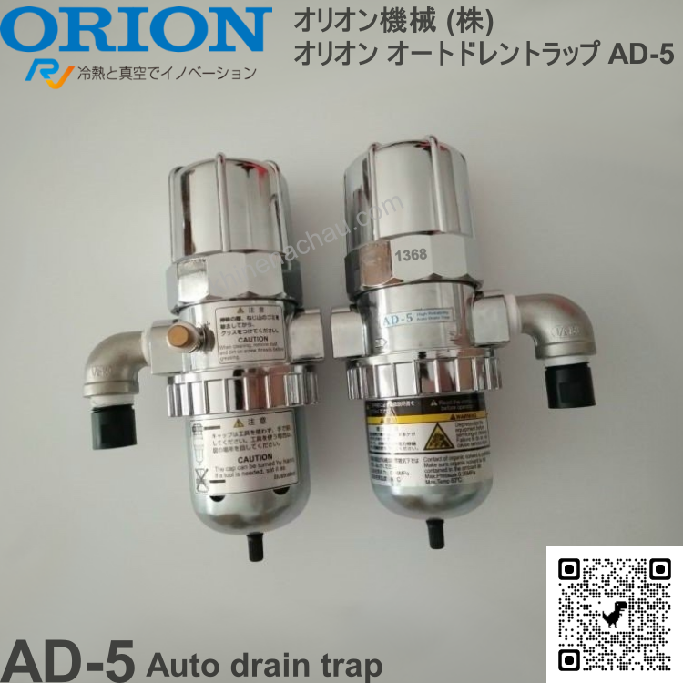 Van xả nước AD-5 Orion Auto Drain Trap - Khí Nén Á Châu