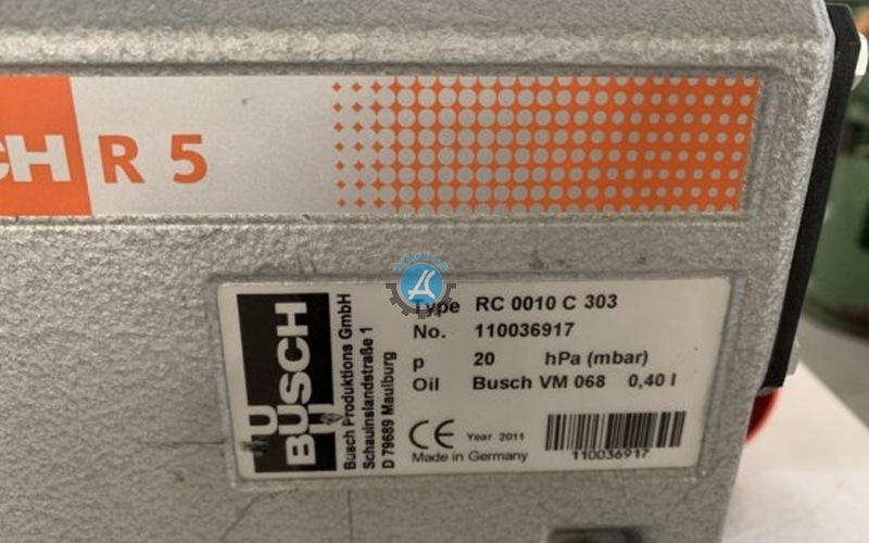Bơm chân không vòng dầu Busch R5 RC 0010C chính hãng