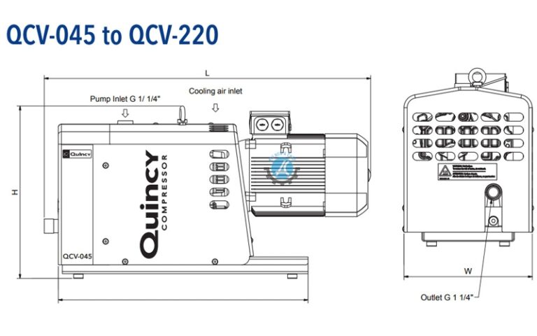 Bơm chân không Quincy QCV chính hãng giao nhanh toàn quốc