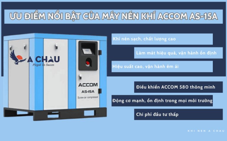 Máy nén khí ACcom AS-15A 11kW 15HP 15HP